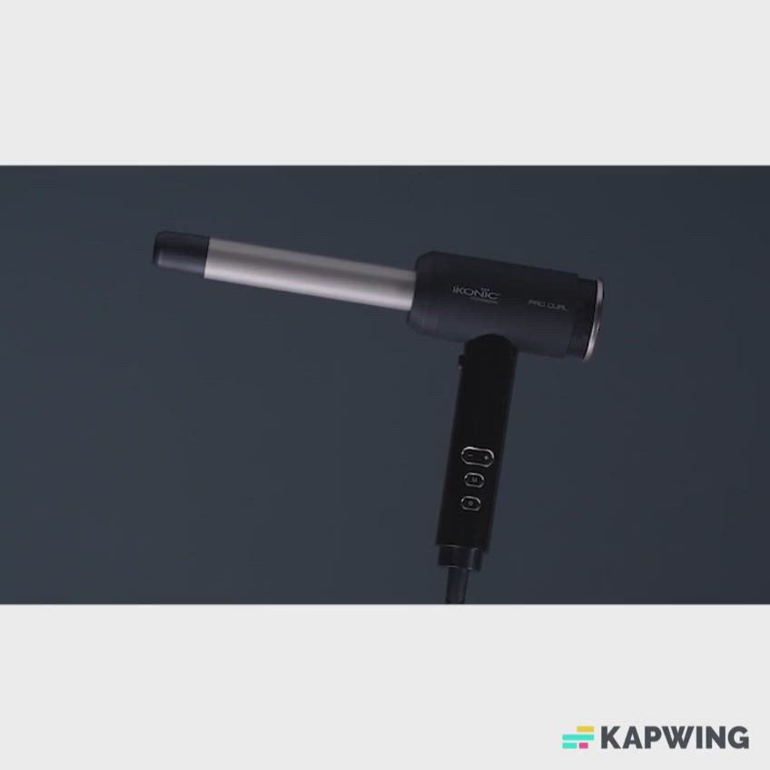 Buy Ikonic Professional Pro Curler - Black Online