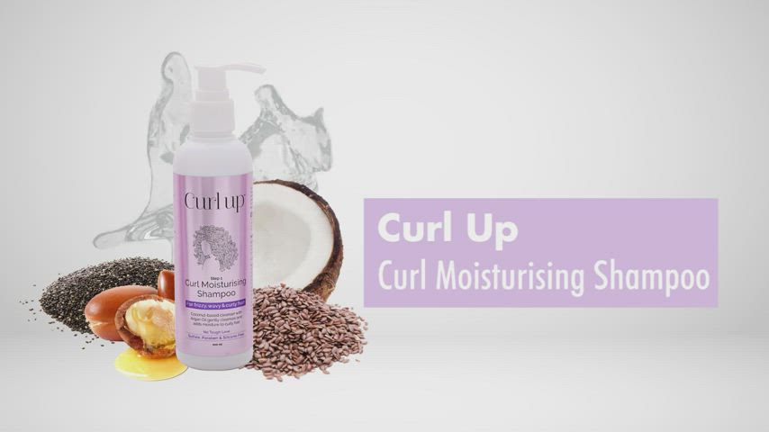 Buy Curl Up Moisturising Curly Hair Shampoo - For Wavy & Curly Hair ...