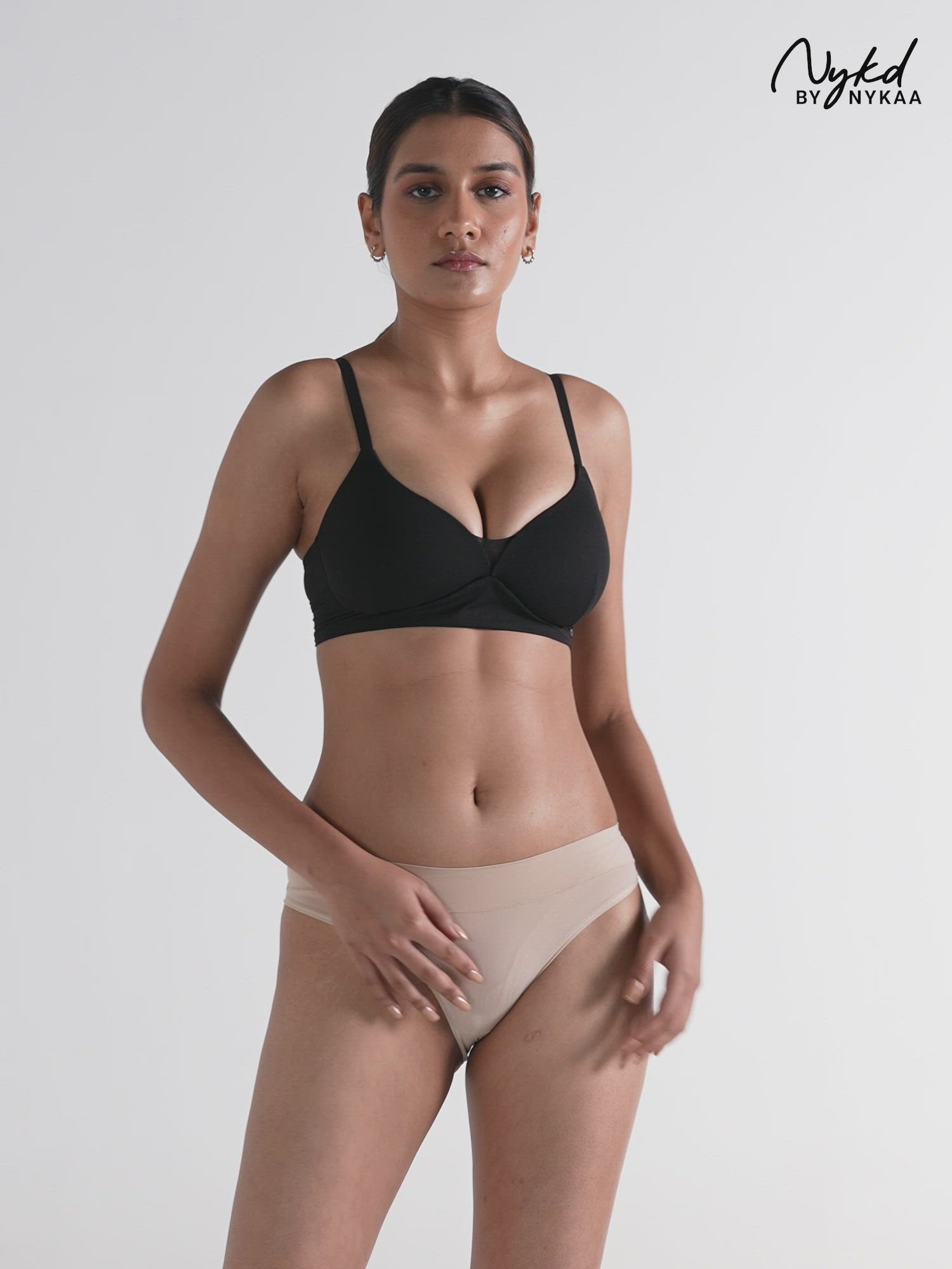 Buy Nykd by Nykaa 4 Way Stretch Bikini Panty - Nyp341 - Cream Online