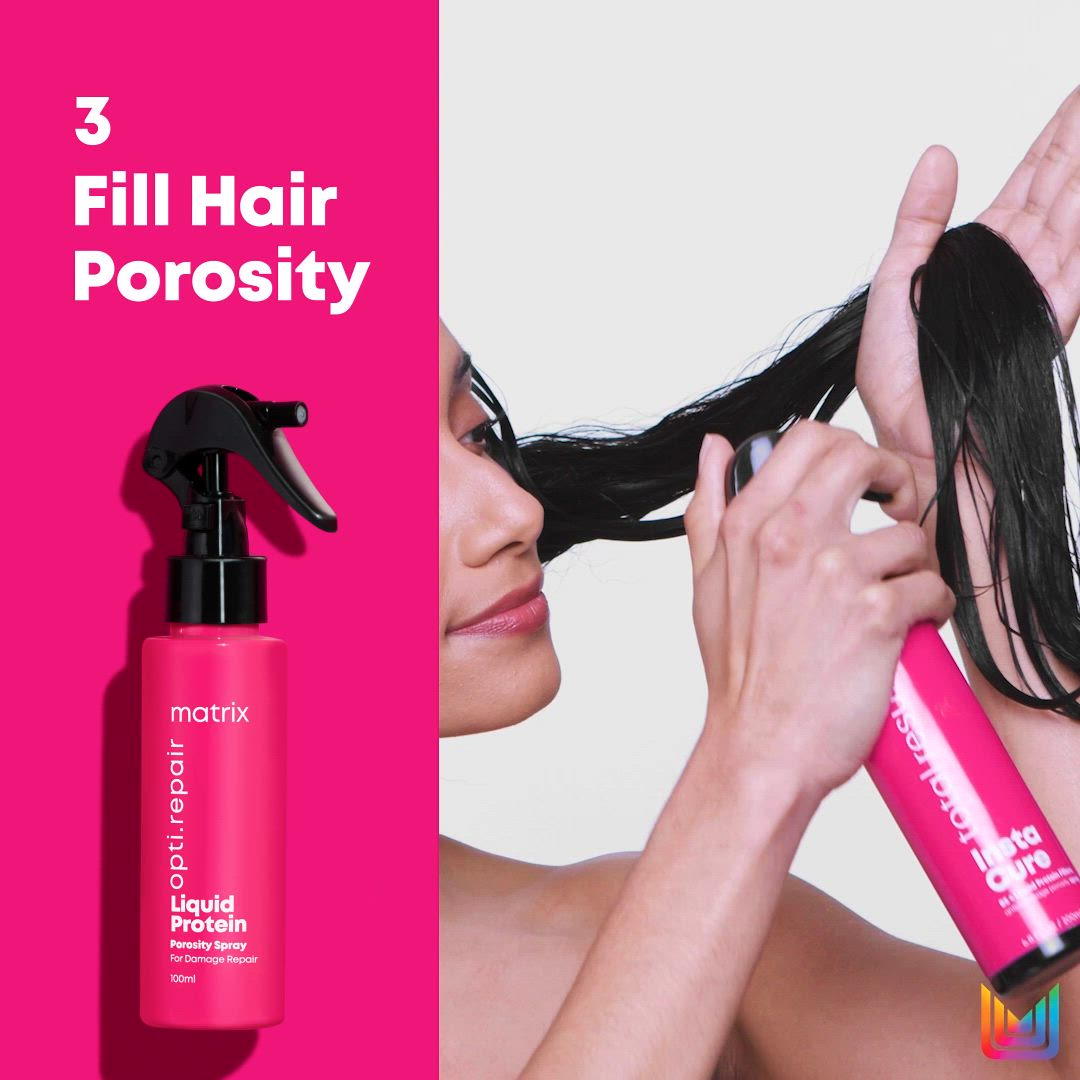 Buy Matrix Opti.Repair 2-Step Pro Liquid Protein System, Shampoo ...